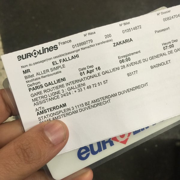 Eurolines - Bus Station in Bagnolet