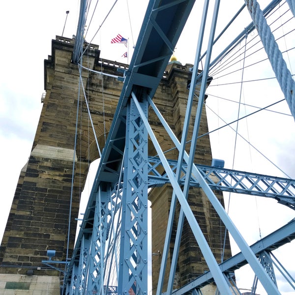 John A Roebling Suspension Bridge - Bridge