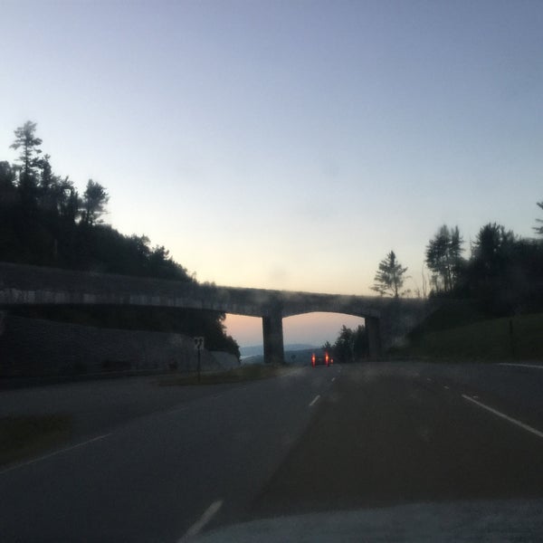 Crossing the Eastern Continental Divide - Deep Gap, NC