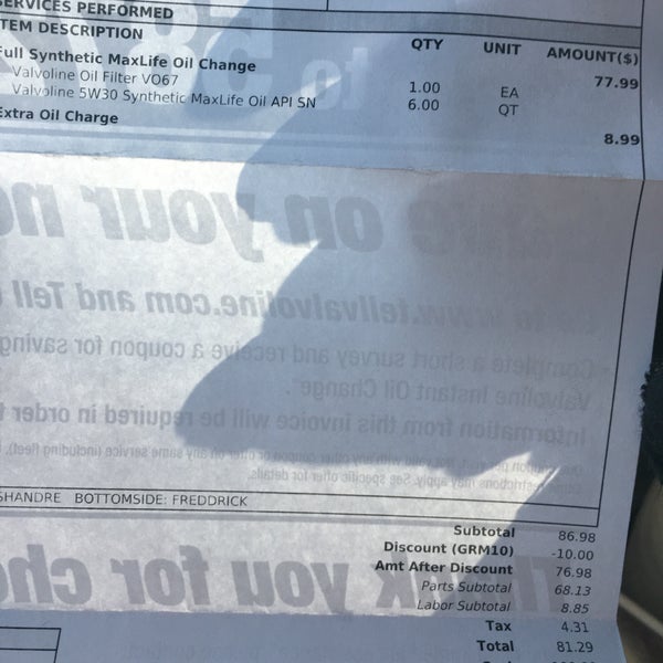 Valvoline Instant Oil Change - Bluemound Heights - Milwaukee, WI