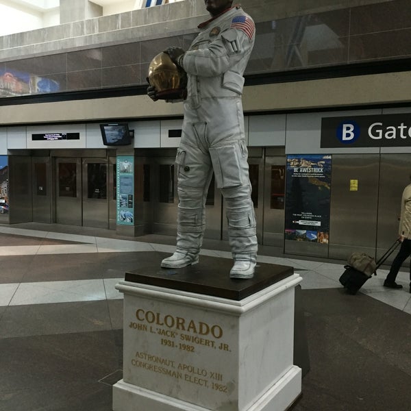 Photos at Statue of Jack Swigert, Apollo Astronaut - Denver ...
