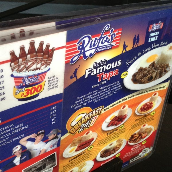 Rufo’s Famous Tapa (Now Closed) - Filipino Restaurant in Poblacion