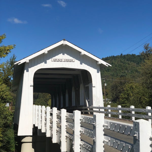 Grave Creek Covered Bridge - Merlin, OR