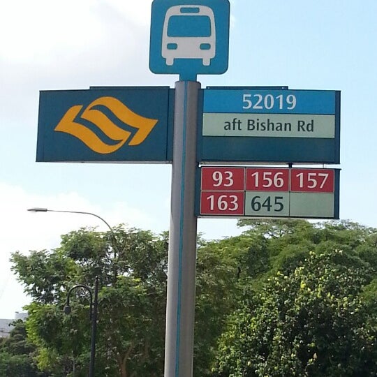Bus Stop 52019 (After Bishan Road) - Toa Payoh - Braddell Rd