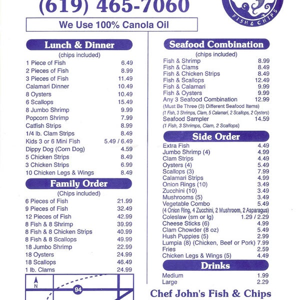 Photos at Chef John's Fish & Chips - Lemon Grove, CA