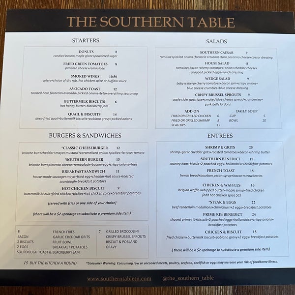 Southern Table Pulaski Tn - Pulaski, TN