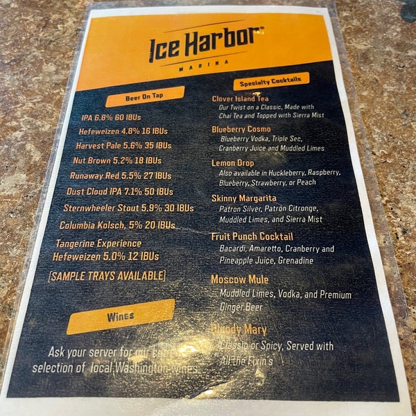 Ice Harbor Brewing Co. - 15 tips