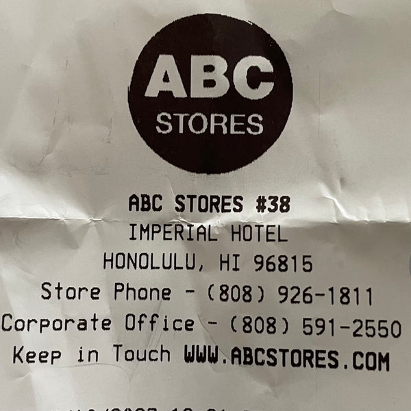 ABC Stores #38 - Convenience Store in Waikiki