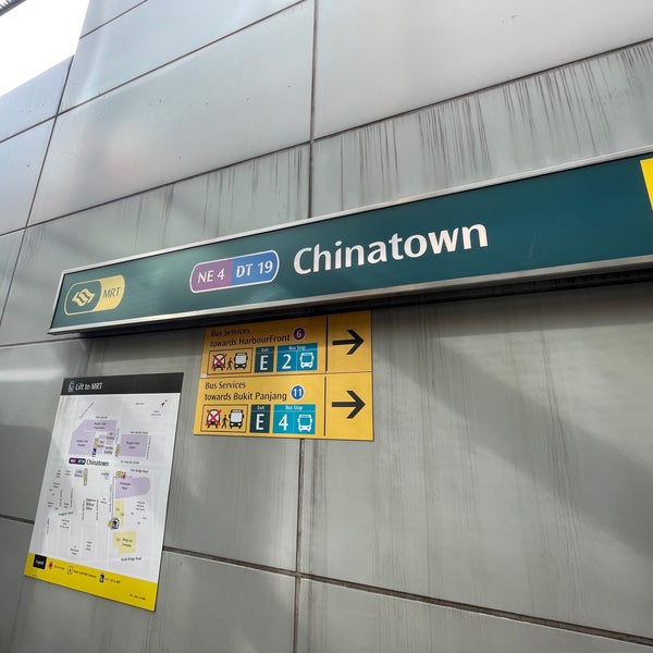 Chinatown MRT Interchange (NE4/DT19) - Stasiun Metro