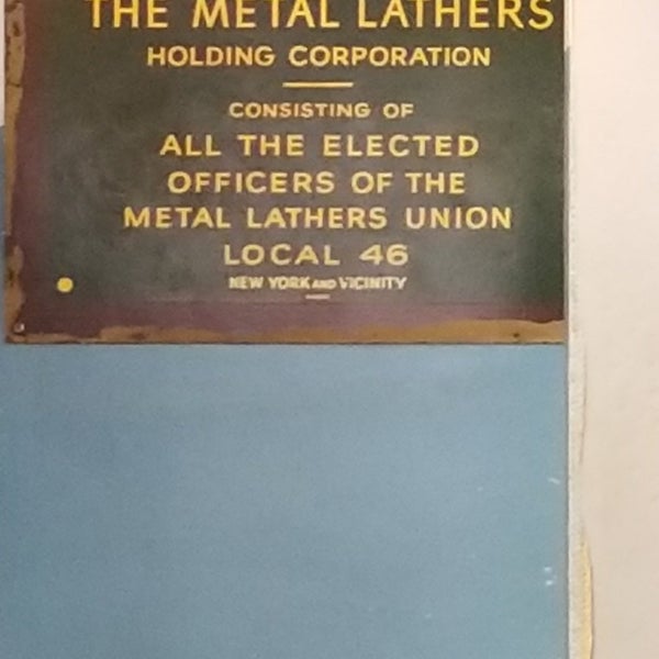 Metal Lathers Local 46 - Office in Upper East Side