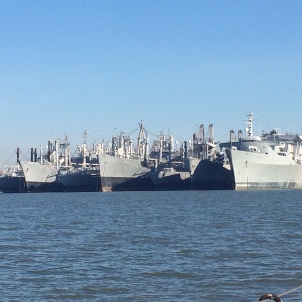 Suisun Bay Reserve Fleet - Military Base in Suisun Bay