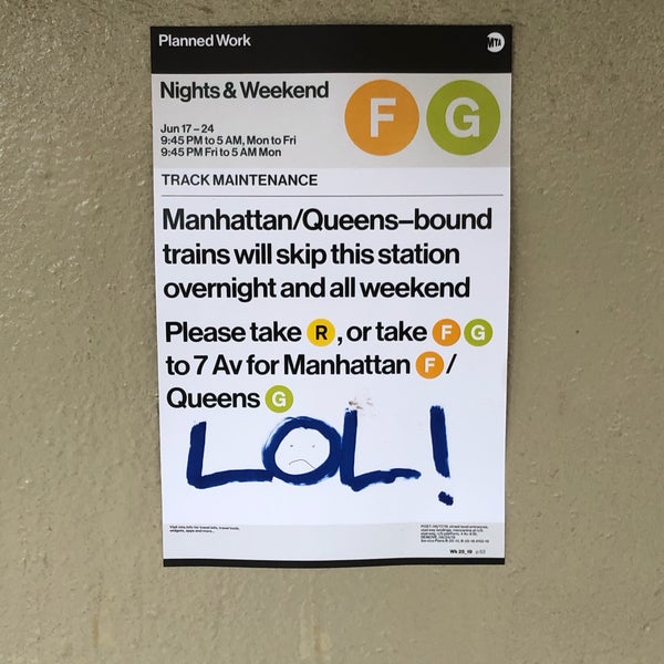 Photos at MTA Subway - 4th Ave/9th St (F/G/R) - Metro Station in Gowanus