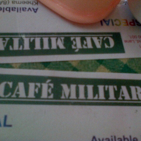 Cafe Military - 13 tips