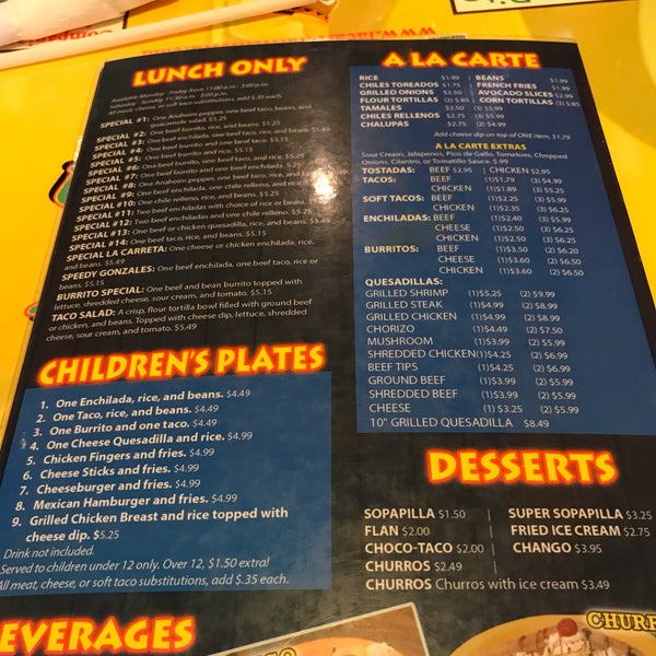 Photos at La Carreta Restaurant - Mexican Restaurant in Kingsport