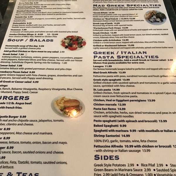 Mad Greek International Cafe - Greek Restaurant