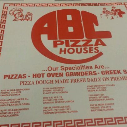 ABC Pizza - Wellswood - 1242 W Hillsborough Ave