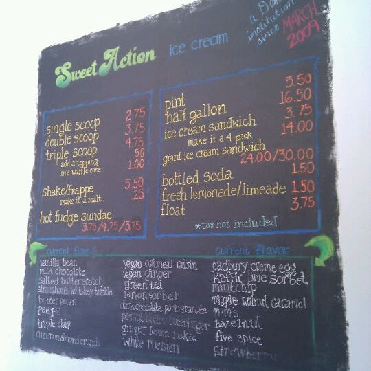 Photos at Sweet Action Ice Cream - Ice Cream Shop in Central Denver