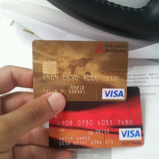 Card Number Muscat Visa Card