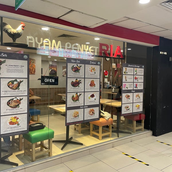 Ayam Penyet Ria (Level 1) - Indonesian Restaurant in Singapore
