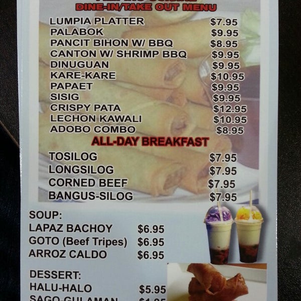 Mabuhay Filipino Cuisine - 3 tips