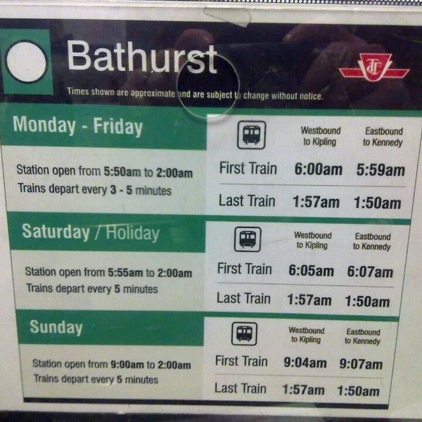 Photos at Bathurst Subway Station - The Annex - Toronto, ON