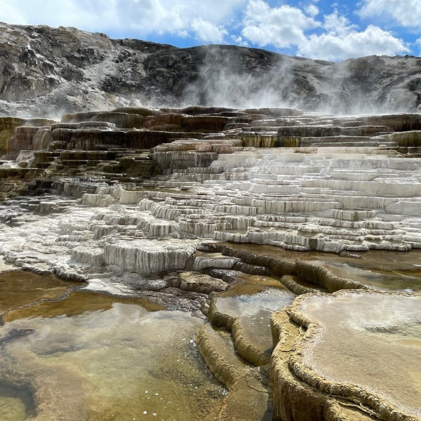 Mound Spring - Hot Spring in Yellowstone National Park