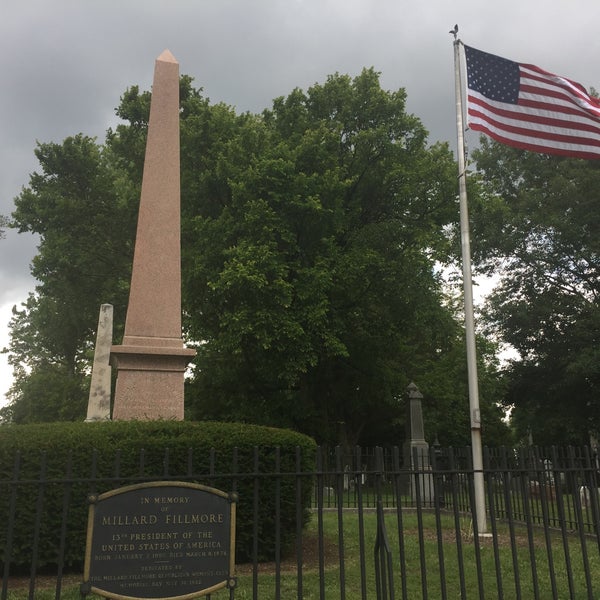 Millard Fillmore's Grave - Delaware Park - Buffalo, NY