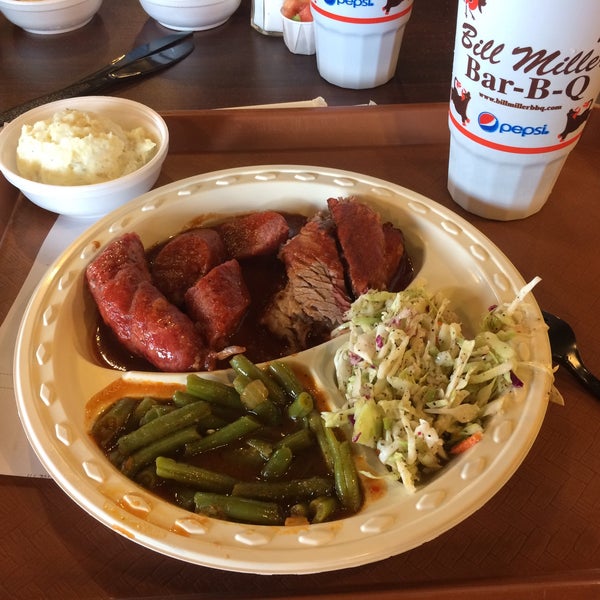 Bill Miller Bbq Menu