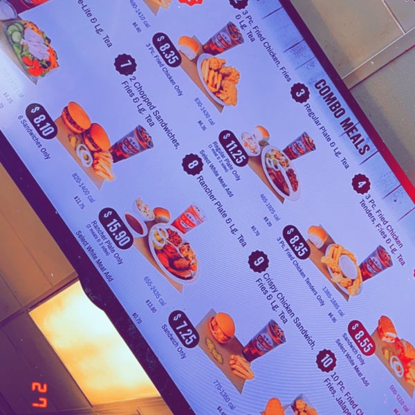 Bill Miller Bbq Menu