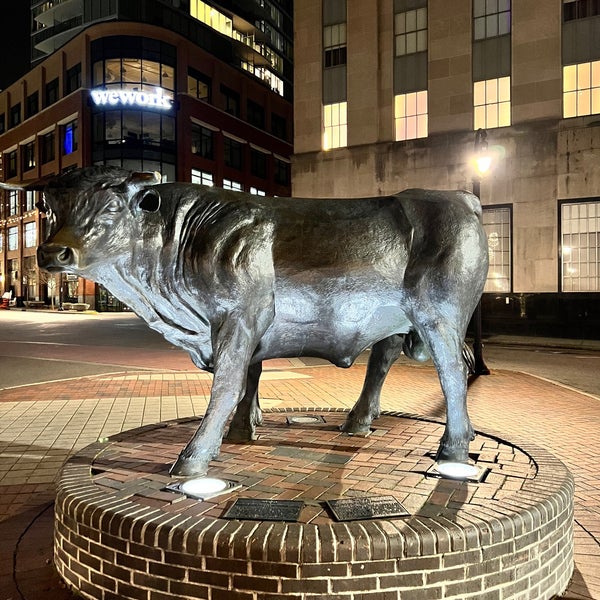 Durham City Bull Statue - Outdoor Sculpture in Durham
