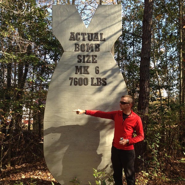 Mars Bluff Atomic Bomb Impact Crater - Scenic Lookout