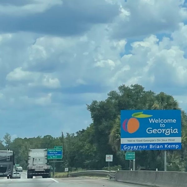 Florida / Georgia State Line - Border Crossing