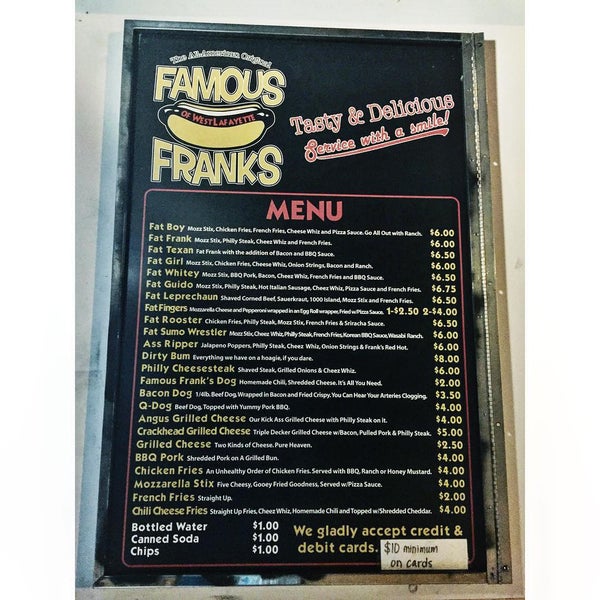 Famous Franks - Food Truck in West Lafayette