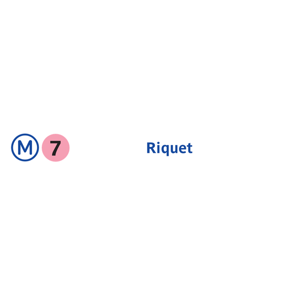 Métro Riquet [7] - La Villette - Paris, Île-de-France