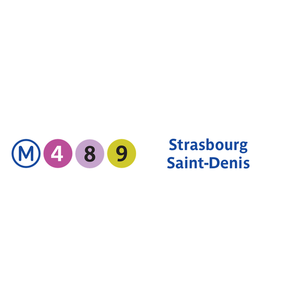 Métro Strasbourg—Saint-Denis [4,8,9] - Metro Station in Paris