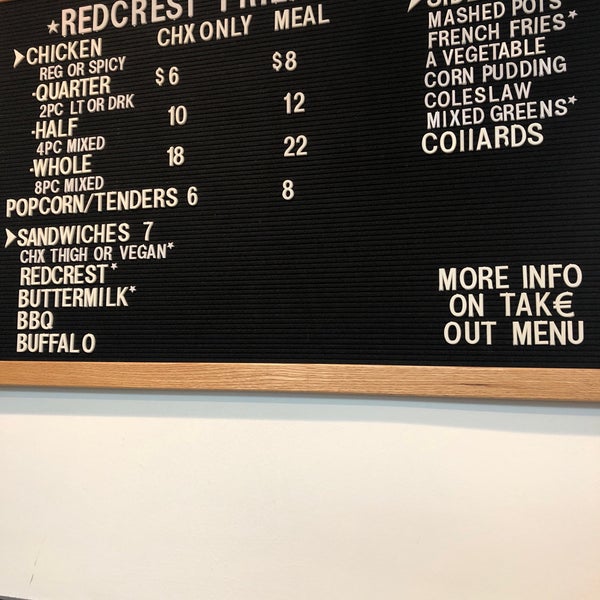 Redcrest Fried Chicken - Fried Chicken Joint in Philadelphia