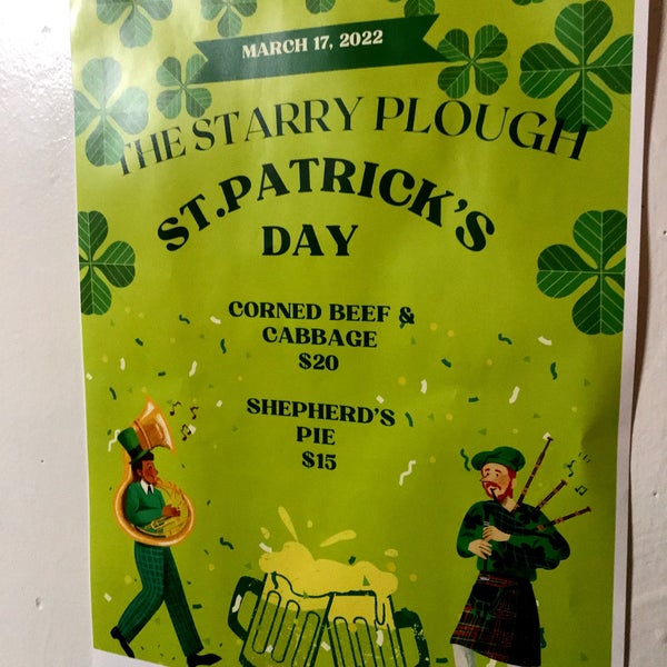 Starry Plough Pub - Irish Pub in South Berkeley
