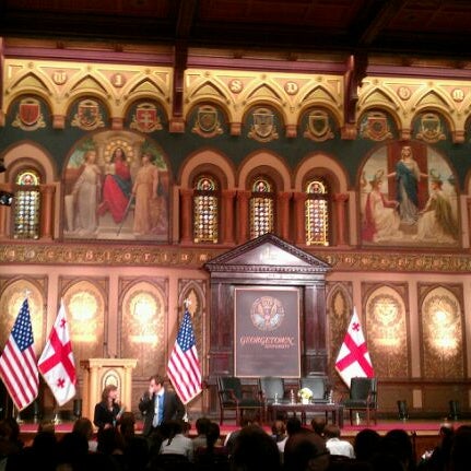 Gaston Hall - Georgetown - 5 tips