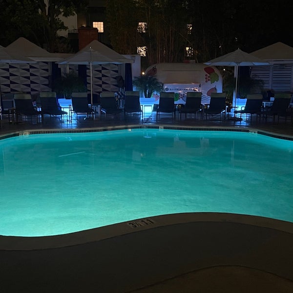 W Hotel Pool Menu