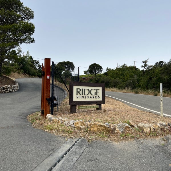 Ridge Vineyards - Monte Bello - 29 tips