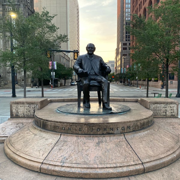 Tom L Johnson Statue by Herman N Matzen - Downtown Cleveland ...