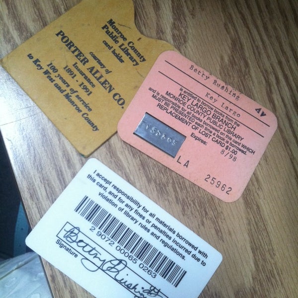 Key Largo Library - 1 tip