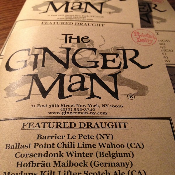 The Ginger Man (Now Closed) - Garment District - 11 E 36th St