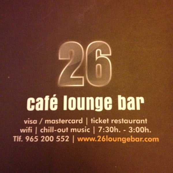 26 Lounge Bar - Centro - 12 tips from 401 visitors