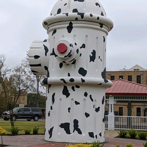 Giant Fire Hydrant at Fire Museum of Texas - Beaumont, TX