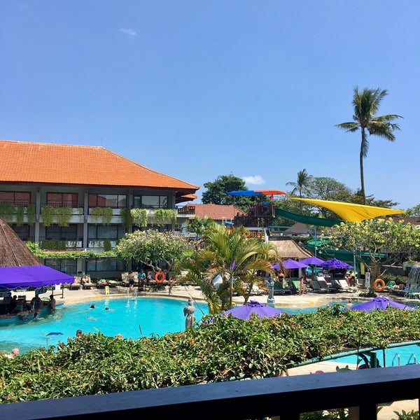 Bali Dynasty hotel swimming pool - Kuta, Bali