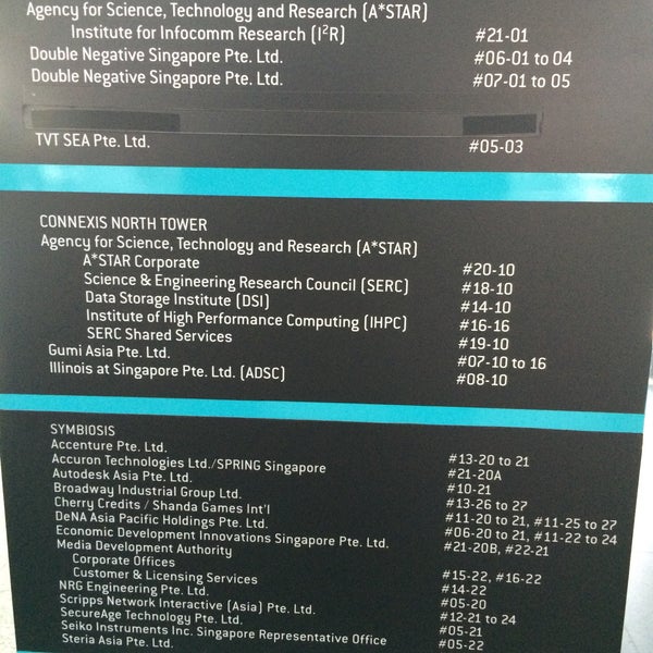 Connexis North Tower - Central Region - 0 tips