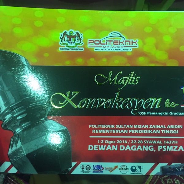 Dewan Besar Politeknik Sultan Mizan Zainal Abidin - Dungun, Terengganu