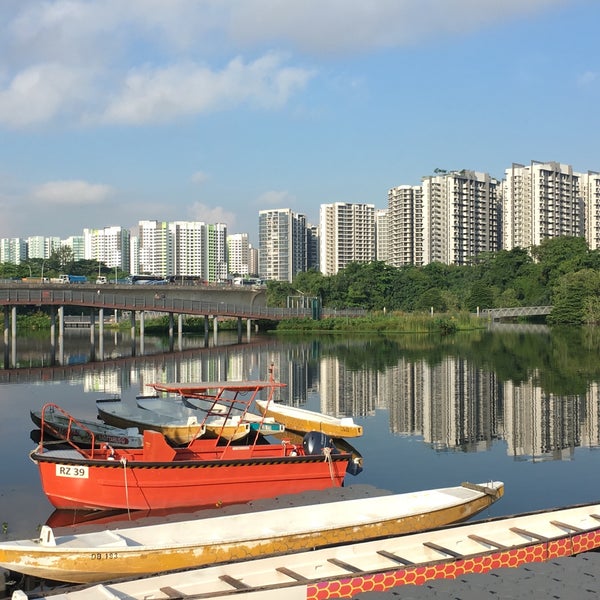 Sengkang Floating Wetland - Bridge in Sengkang