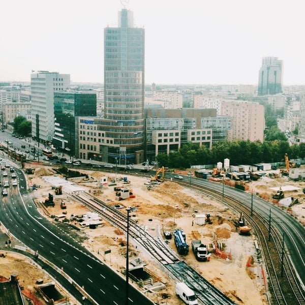 Rondo ONZ - Intersection in Warszawa